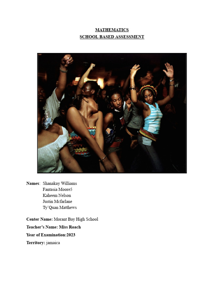 Maths School Based Assessment | PDF | Adolescence | Questionnaire