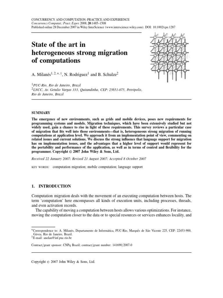 Milan-S Et Al-2008-Concurrency and Computation Practice and Experience | PDF | Java Virtual ...