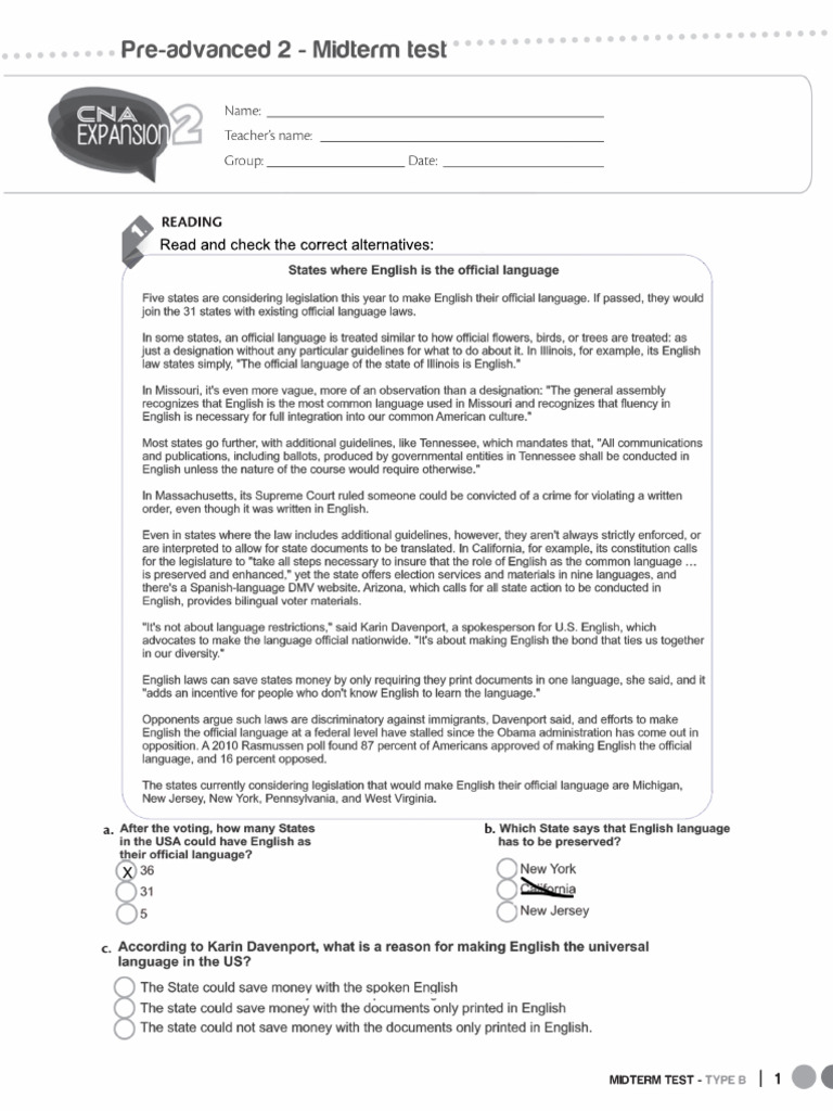 P Adv 2 - Midterm Review | PDF