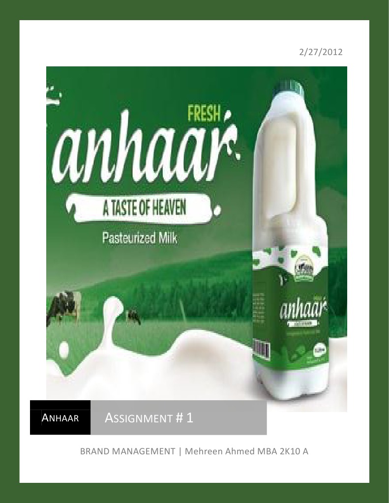 Anhaar Assignment | PDF | Logos | Brand