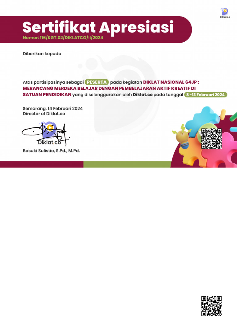 Drs. JUNAIDI. M. P.D - Diklat Nasional 40JP (A-L) - Strategi Transformasi Satuan Pendidikan ...