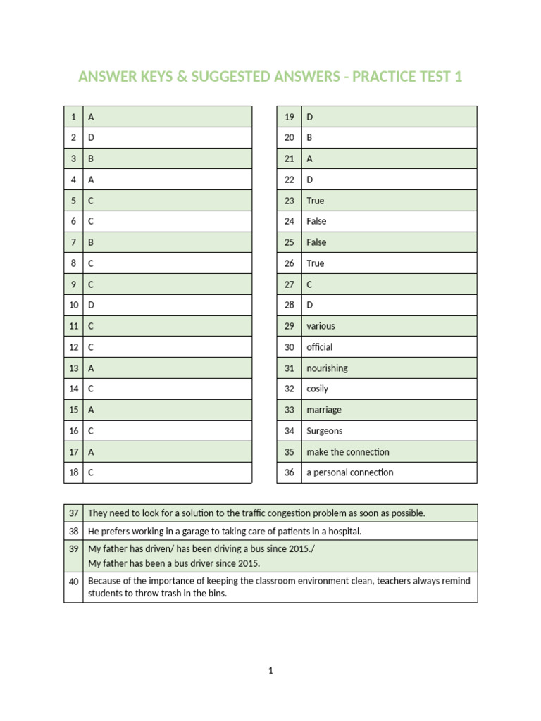 Answers Test 6 10 | PDF