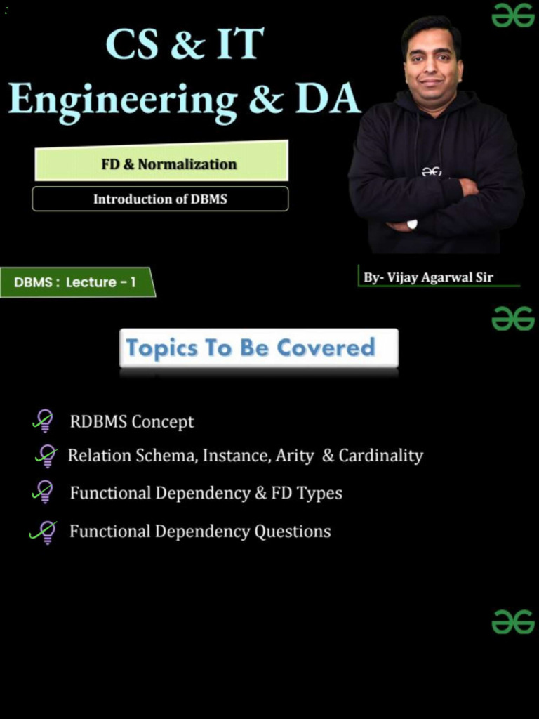 1 LCT 1 Booster CS & DA - Introduction of RDBMS Recording - Compressed | PDF