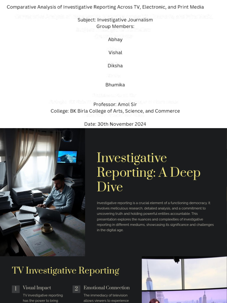 Investigative Journalism | PDF