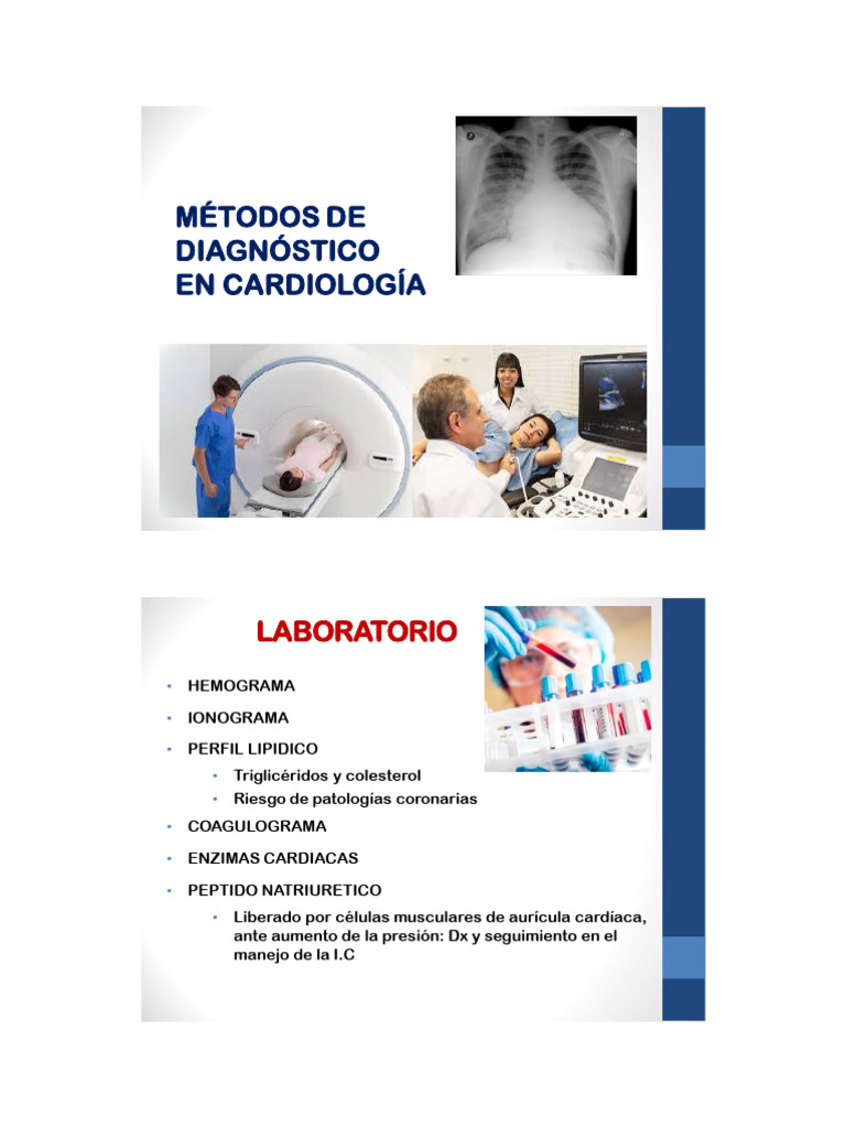 Métodos de Diagnostico en Cardiologia | PDF | Ecocardiografía | Corazón
