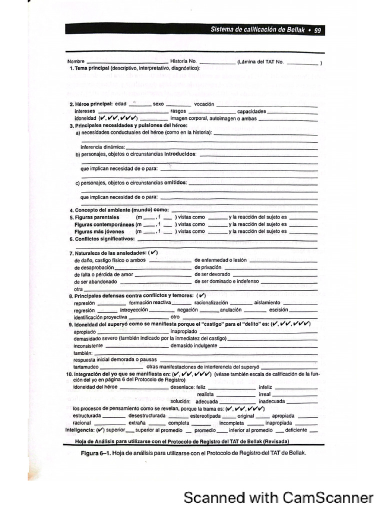 Protocolo 1 Historia Del TAT | PDF