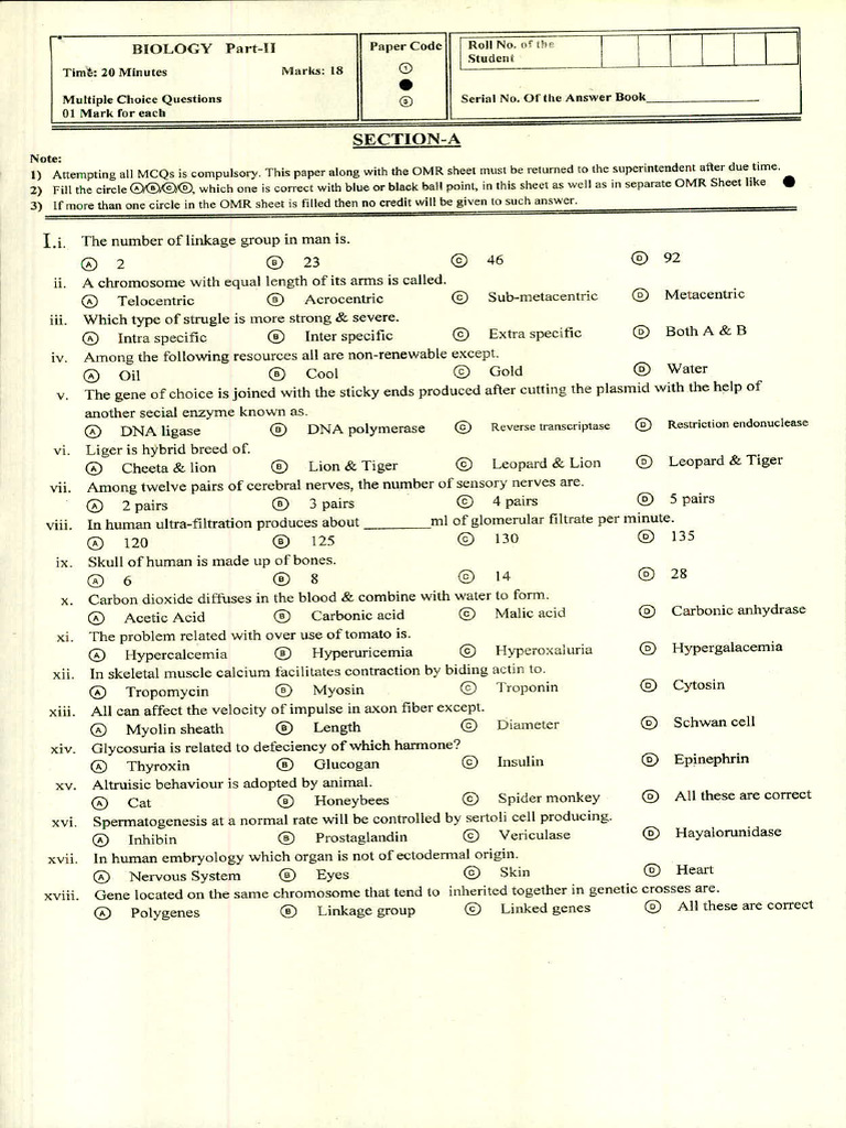 Bise-Swat-Model-Papers-Class-12 | PDF