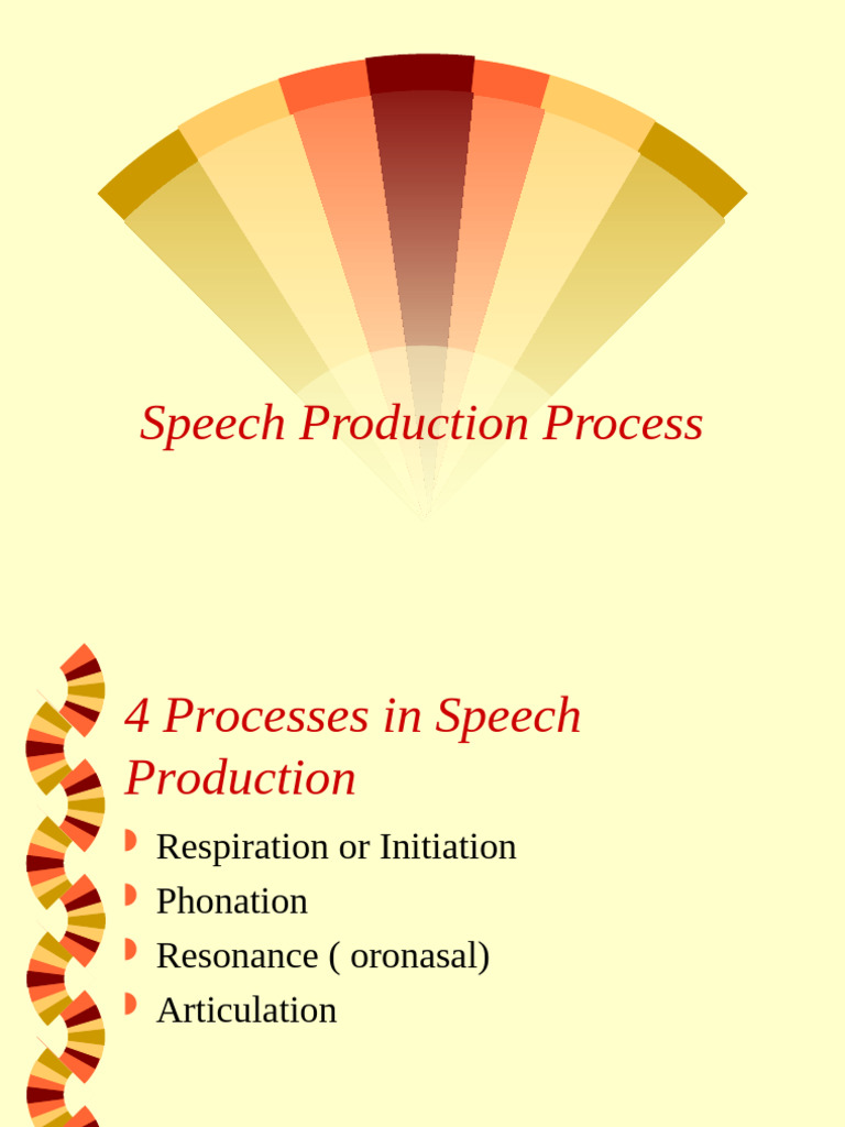 Speech Production Process | PDF | Human Voice | Larynx