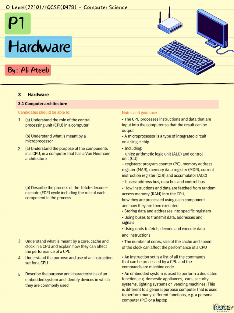 Chapter 3 - Hardware | PDF