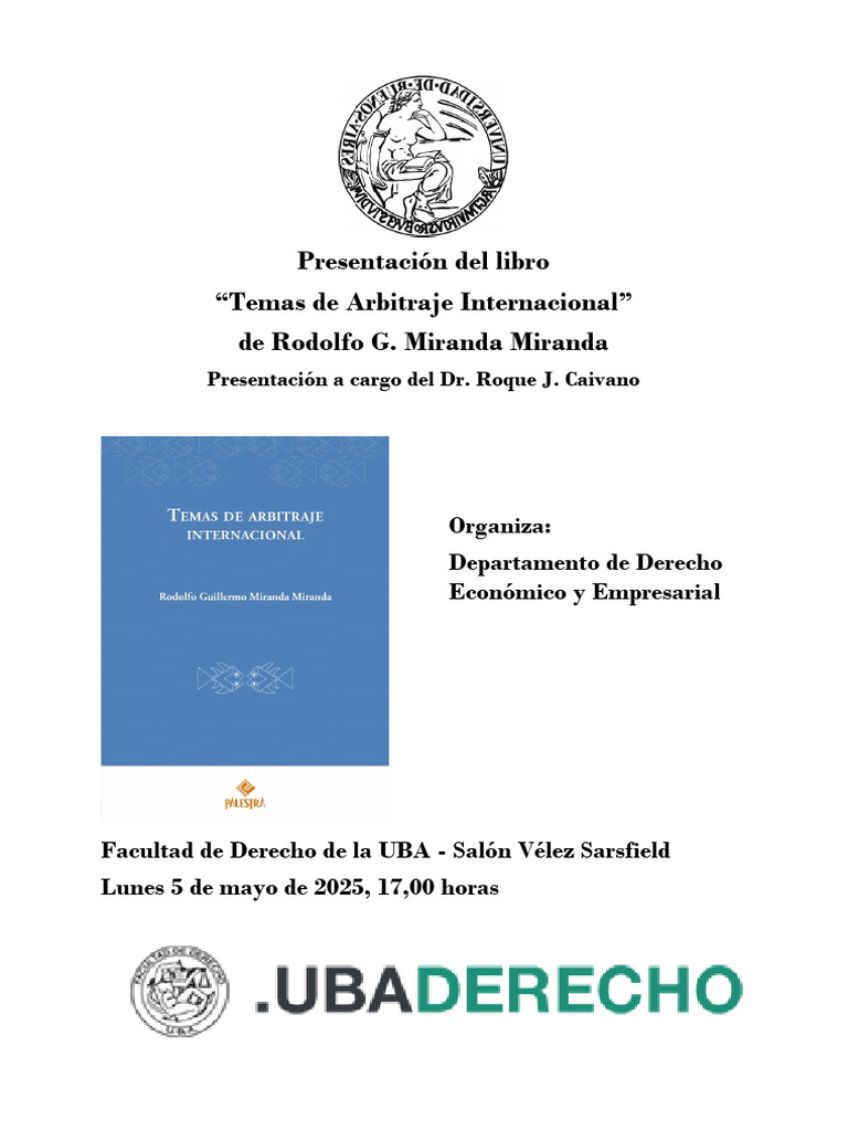 Presentación Libro Rodolfo Miranda | PDF