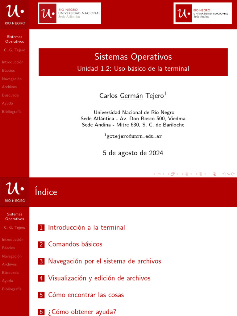 Comandos Esenciales de Terminal en Linux | PDF | Interfaz de línea de ...