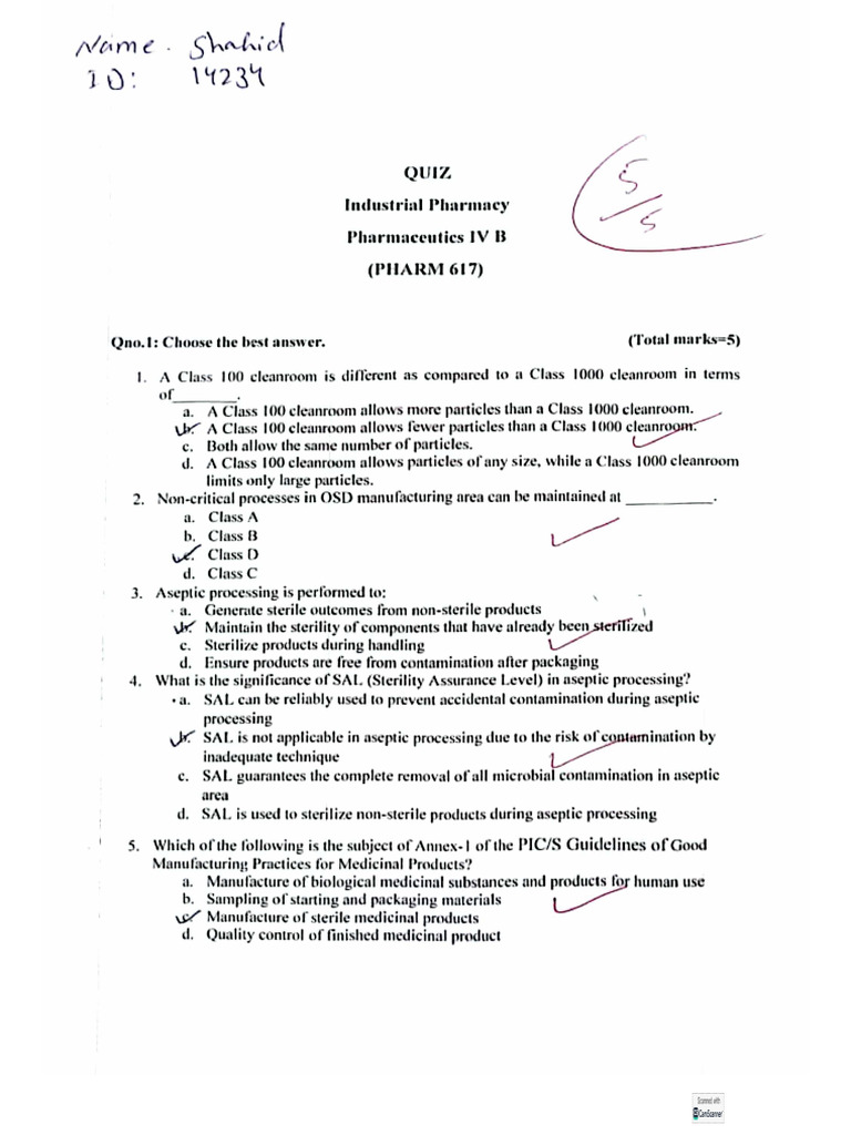 Quiz Assignment | PDF