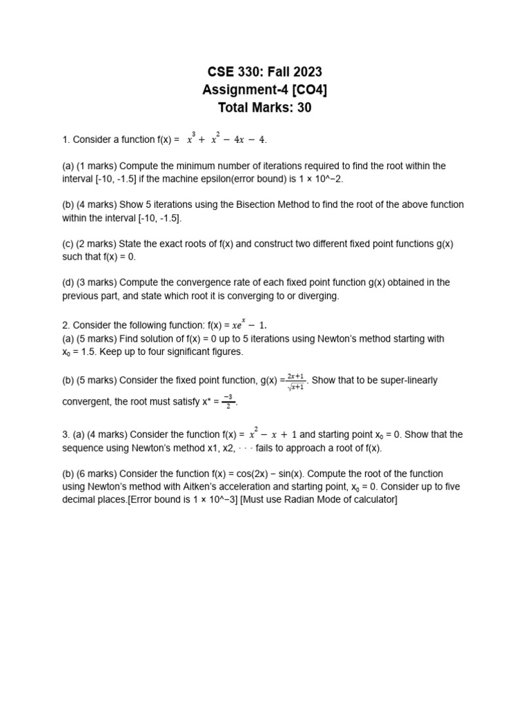 Assignment4-Cse330 Fall2023 | PDF