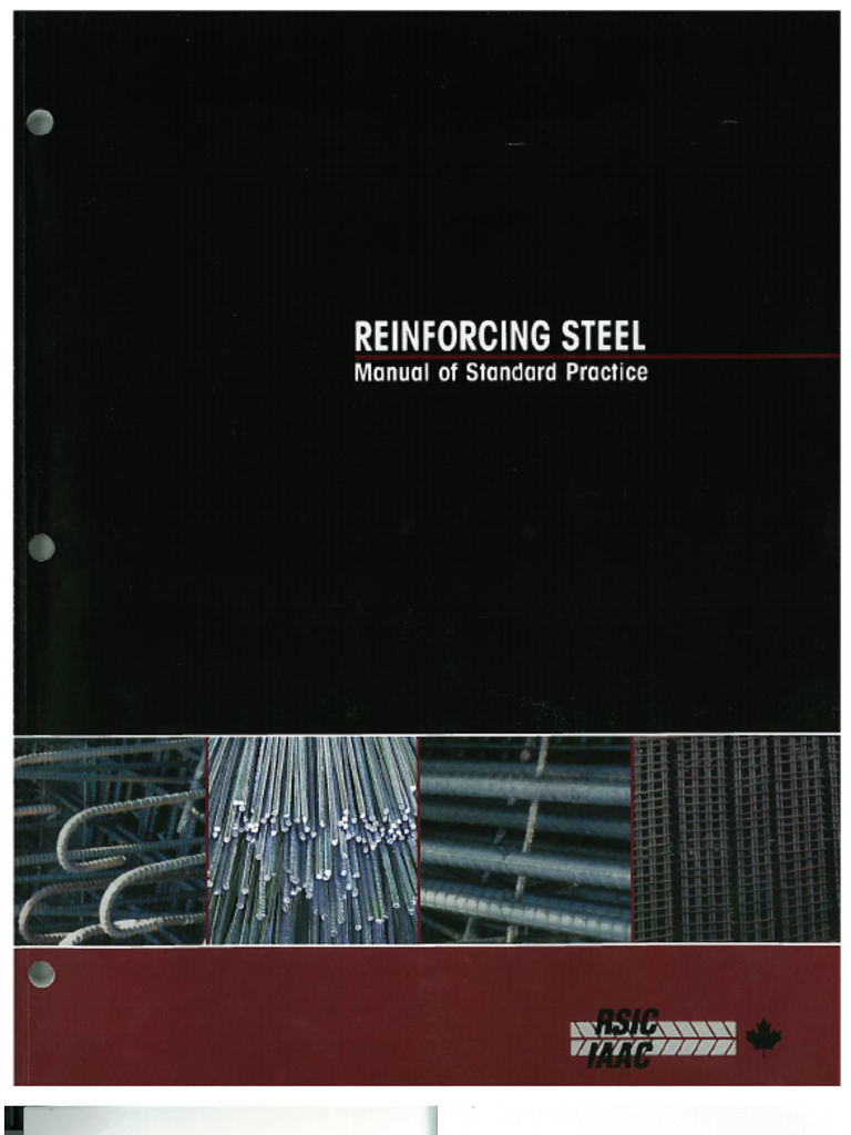 Reinforcing Steel - Manual of Standard Practice | PDF