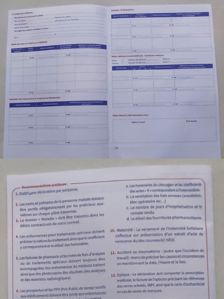AXA Assurance Maroc Documents | PDF