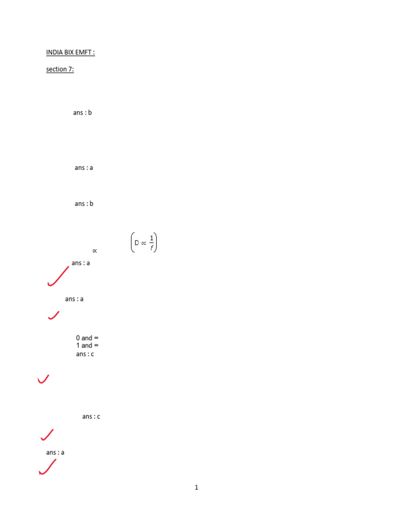 India Bix Emft | PDF | Waves | Applied And Interdisciplinary Physics