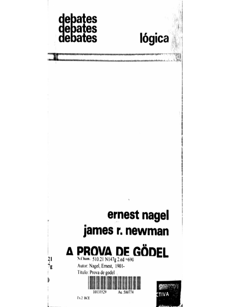 A Prova de Godel. Ernest Nagel & James R. Newman | PDF