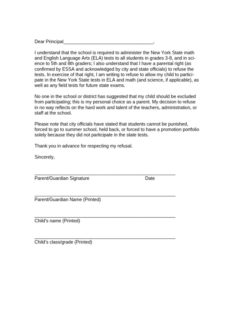 Opt+Out+Letter+w Sci | PDF