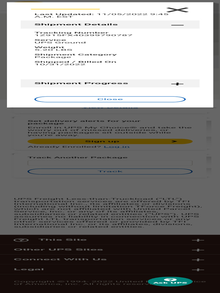 Tracking UPS - United States | PDF