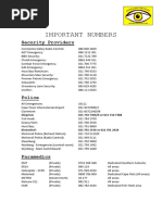 Calgary Emergency Contact Numbers | PDF | Alberta | Hospital And Clinic