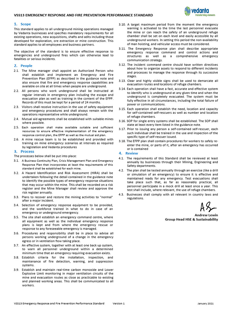 Emergency Response Fire Prevention and Management | PDF | Emergency ...