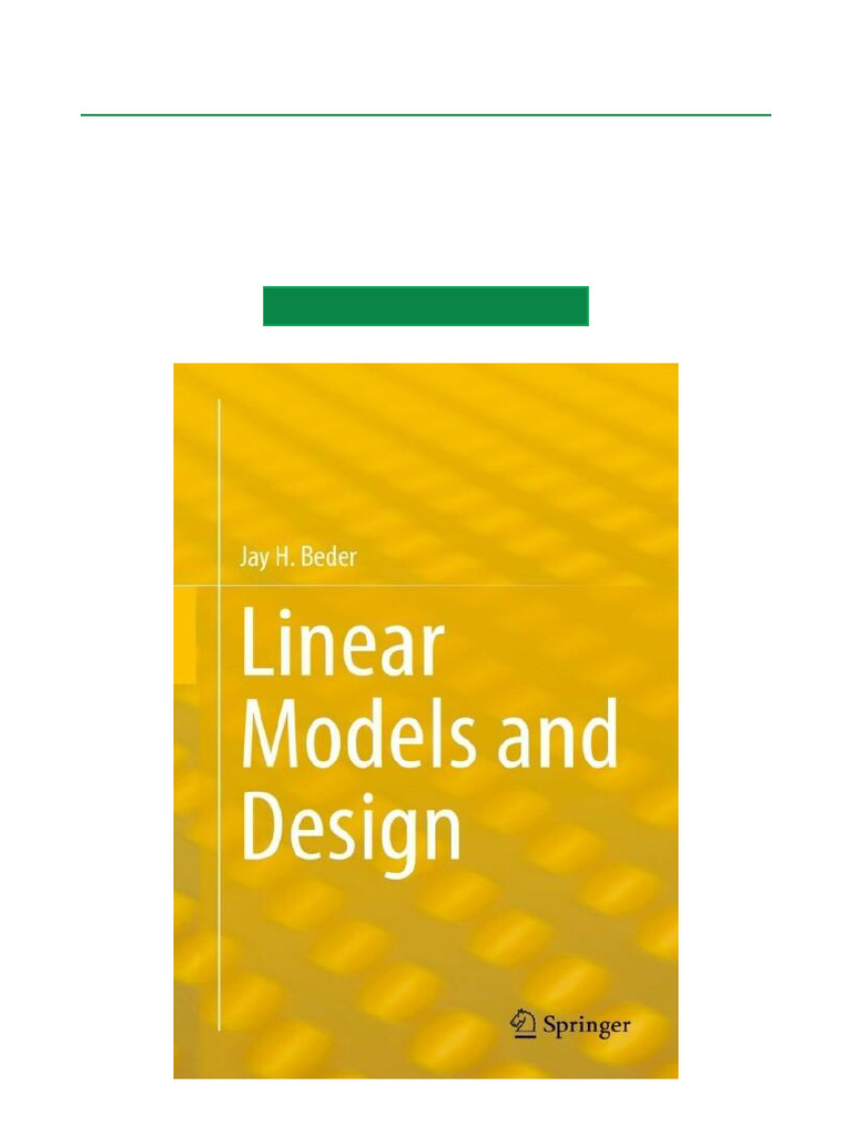 Linear Models and Design Direct Download | PDF | Matrix (Mathematics ...
