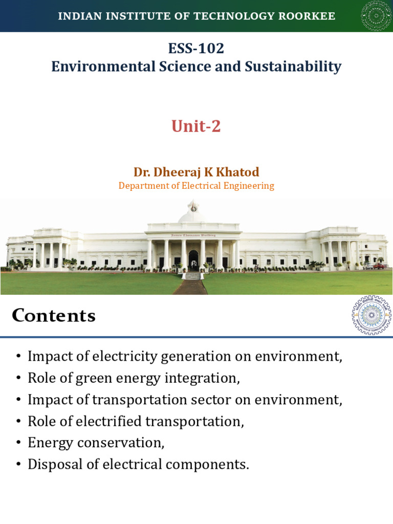 ESS-102_Unit-2 | PDF | Sustainable Energy | Energy Development