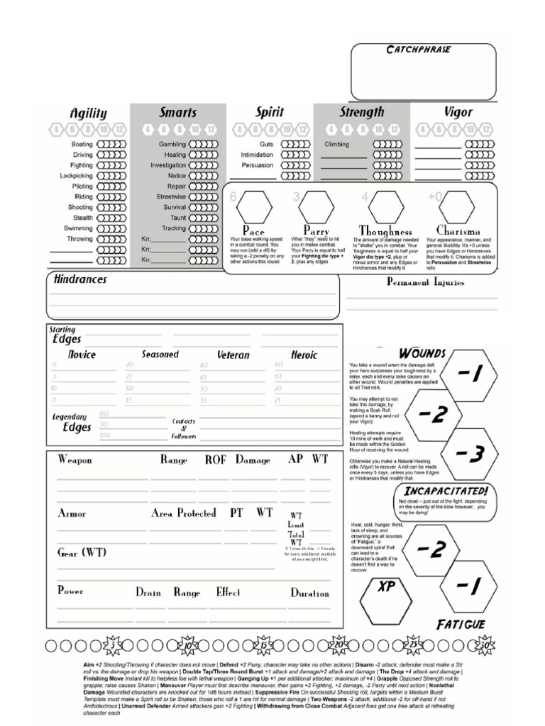 Sav Sheet | PDF