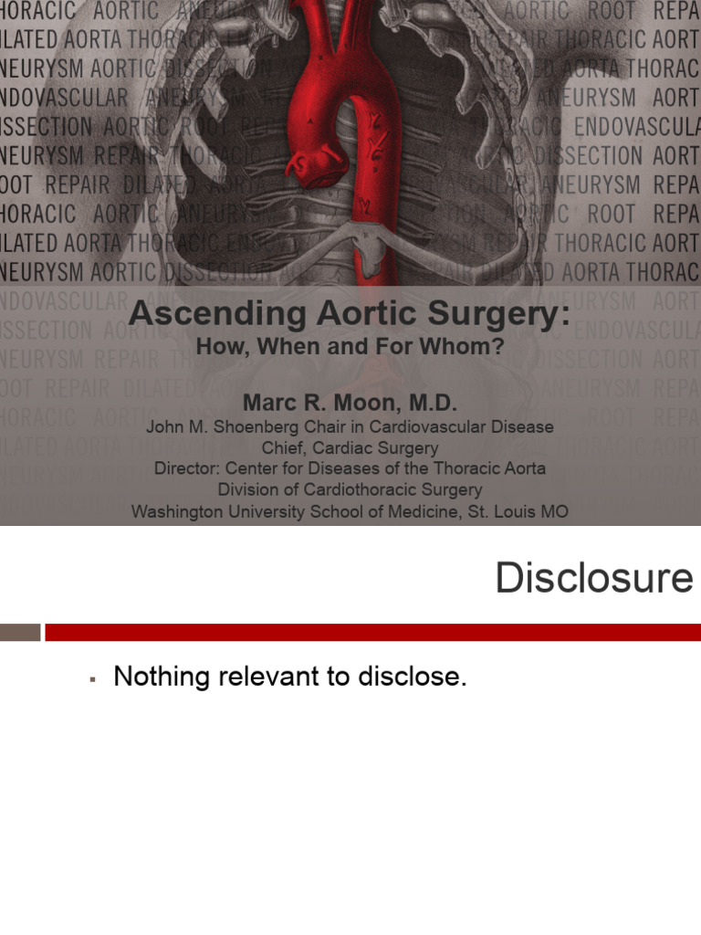 Moon - Ascending Aortic Surgery | PDF | Aorta | Vascular Diseases