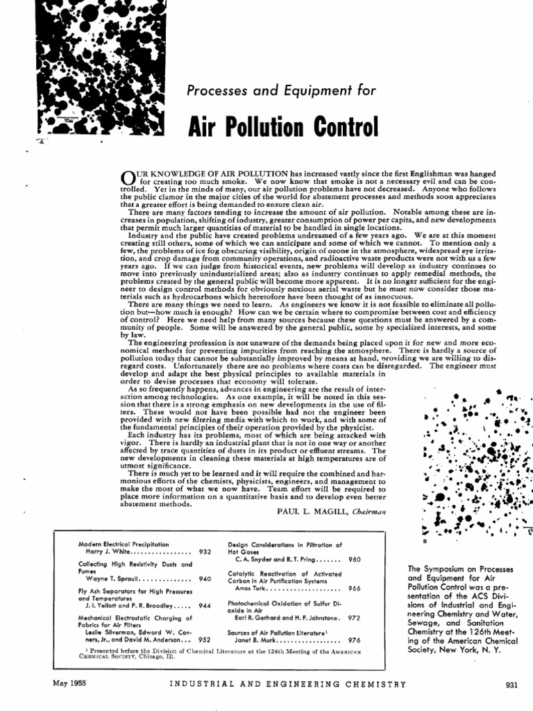 AIR POLLUTION CONTROL SYMPOSIUM - Introduction_Magill, Paul L ...