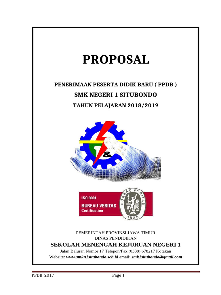 Proposal PPDB 2018-2019 | PDF