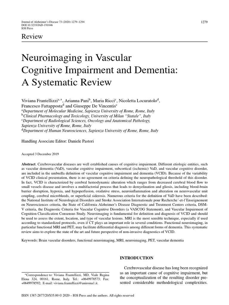 frantellizzi-et-al-2020-neuroimaging-in-vascular-cognitive-impairment ...
