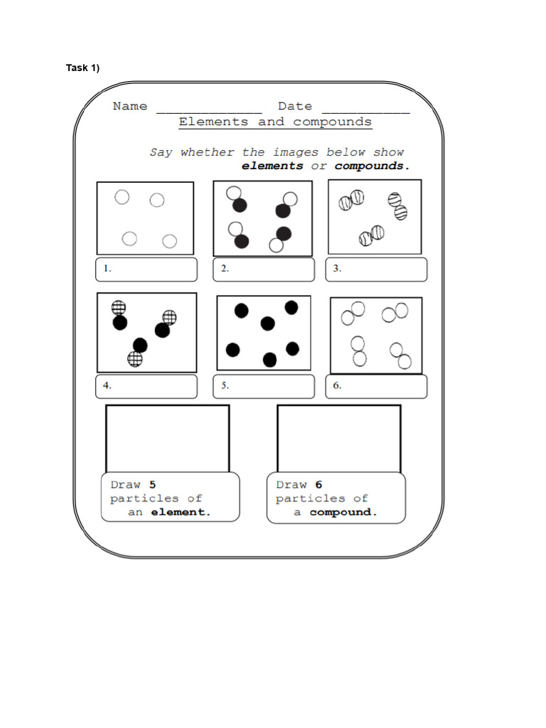 Elements, Compound and Mixture - Revision 2 | PDF