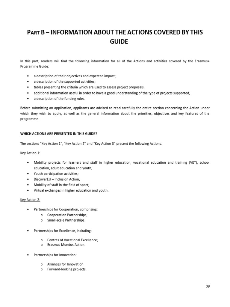 2024 Erasmus+Programme Guide en | PDF | Learning | Vocational Education