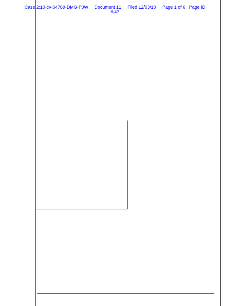 Jake Holmes 2010 'Dazed and Confused' lawsuit - Answer of defendants WB ...