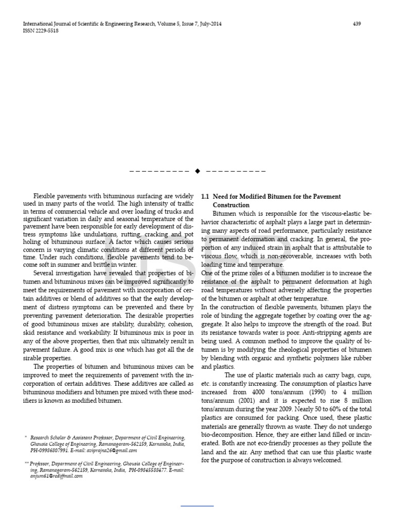 Fly Ash in Bituminous Concrete Mixes | PDF | Road Surface | Concrete