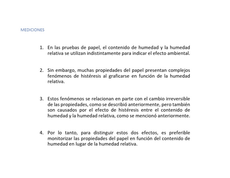 Humedad y Papel 11 | PDF