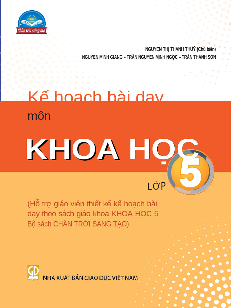 KHBD Khoa Hoc 5 CTST | PDF