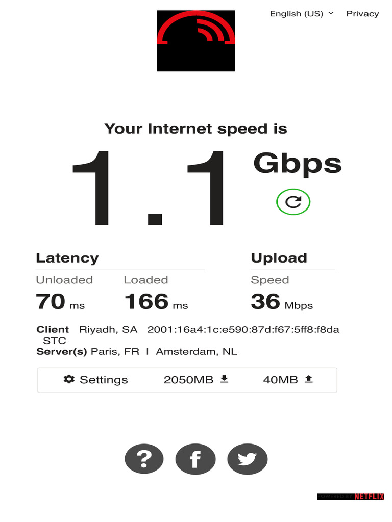 Internet Speed Test Results | PDF