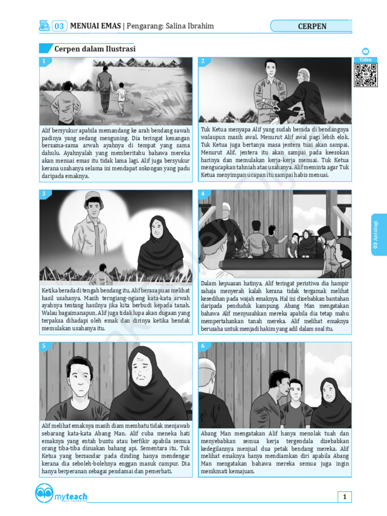 OMG 8 BM Tg 2 - Komik Menuai Emas | PDF