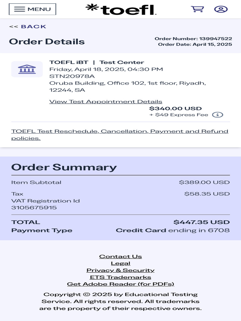 TOEFL iBT - My | PDF