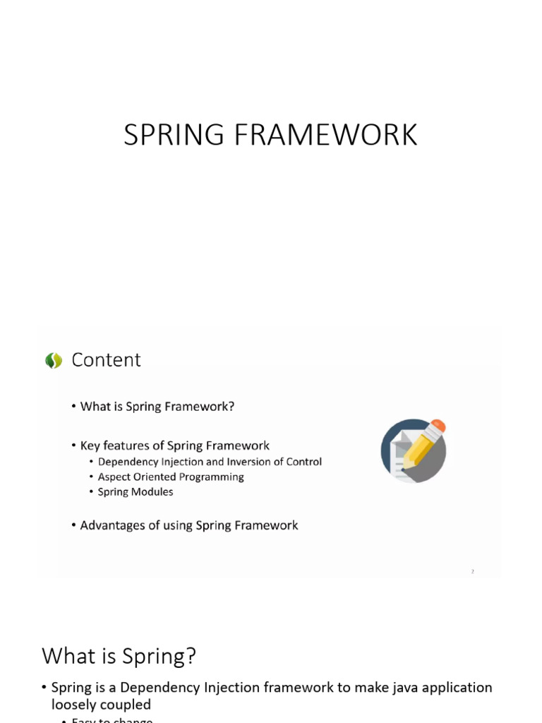 Spring Framework | PDF