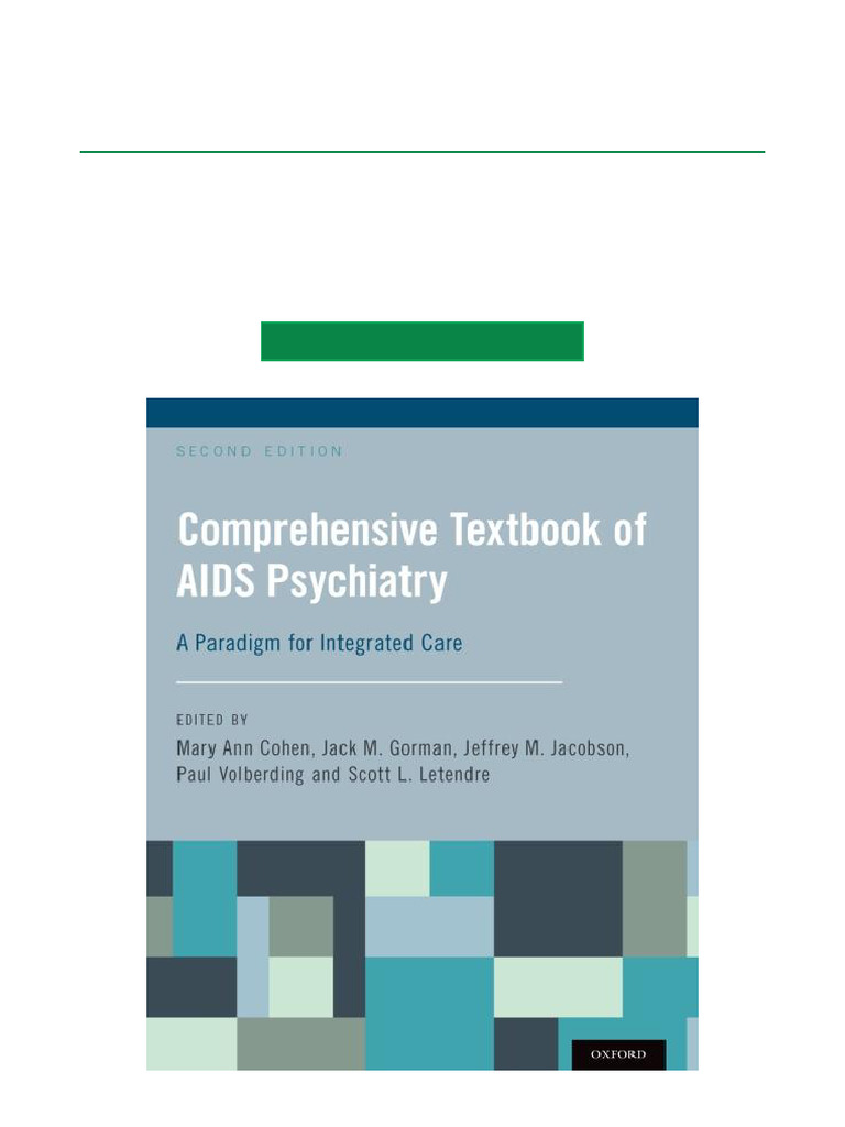 Comprehensive Textbook of AIDS Psychiatry A Paradigm For Integrated ...