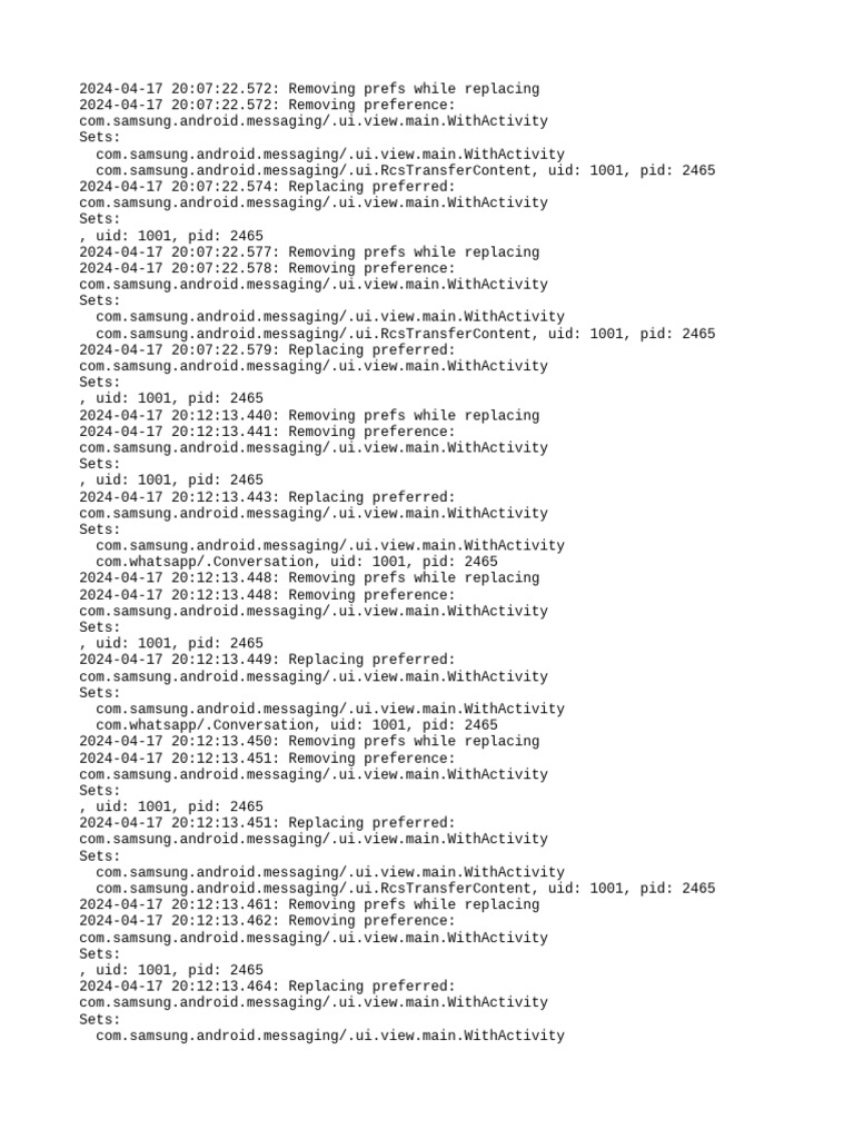 PM Debug Info | PDF | Android (Operating System) | Computing