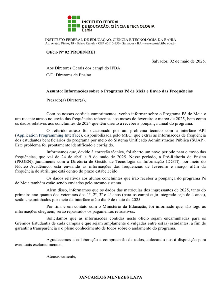 SEI 4143973 Oficio Circular | PDF