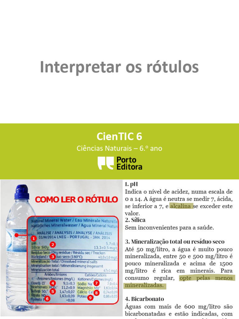 9_ Rotulos de produtos alimentares | PDF | Alimentos | Química