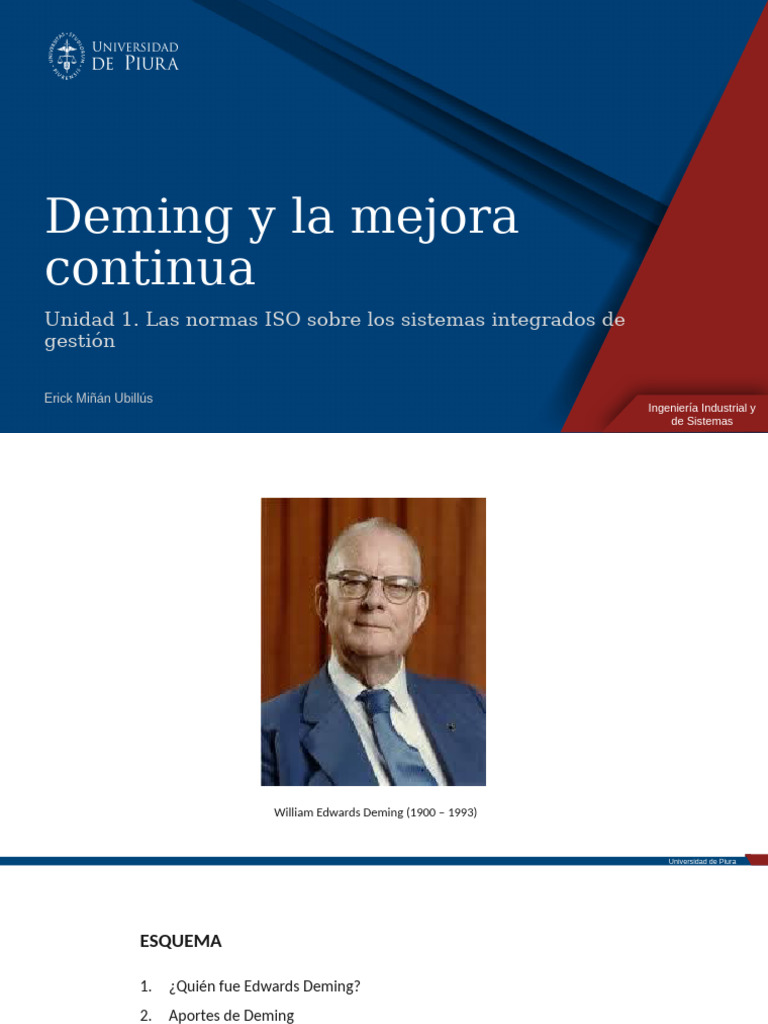 3 Deming y La Mejora Continua | PDF