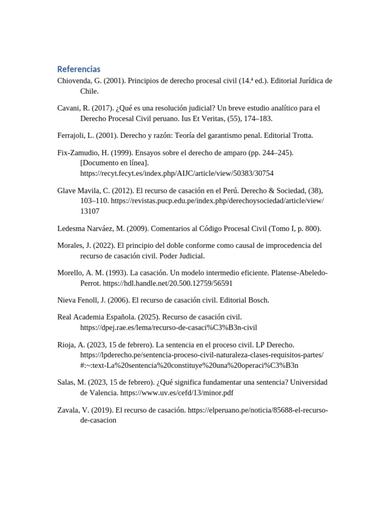 Referencias APA7 Casacion | PDF