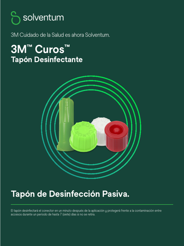 Tapón Desinfectante 3M™ Curos™ 70% IPA | PDF