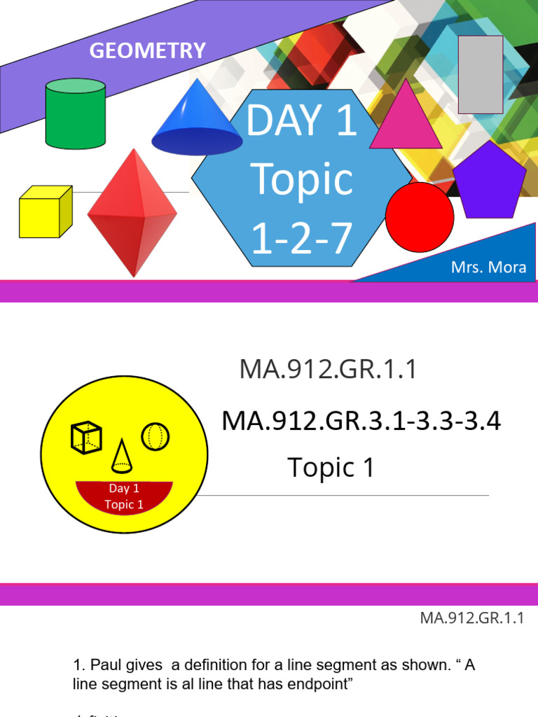EOC+Geometry+Test+ (DAY+1) 2 | PDF | Circle | Line (Geometry)